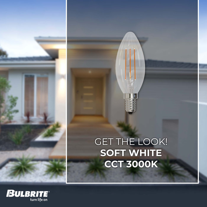 Bulbrite Industries 40 Watt Equivalent B11 E12/Candelabra Dimmable LED Bulb & Reviews | Wayfair